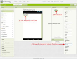 MIT App Inventor Interface - Startertutorials